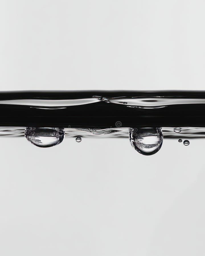 Minimalistic 3D Water Drop Pool Mindfulness Tranquility Solitude ...