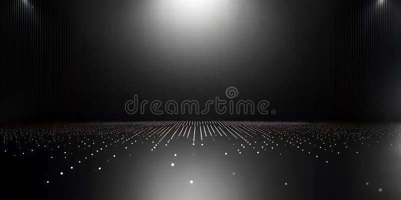 Minimalistic Dark Background with White Dots and Stripes Illusion ...