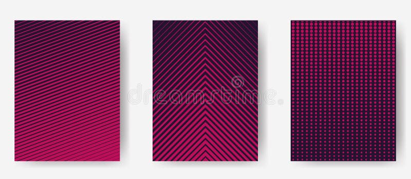 Minimalistic Design of Bright Covers. Geometric Halftone Gradients ...