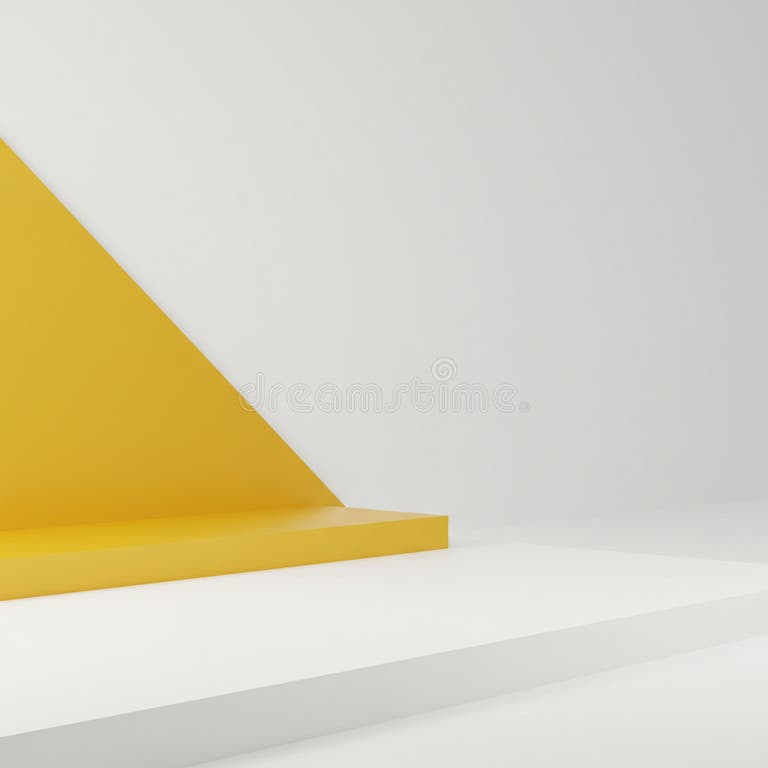 Minimalistic Design Featuring a Geometric Composition with a Large ...