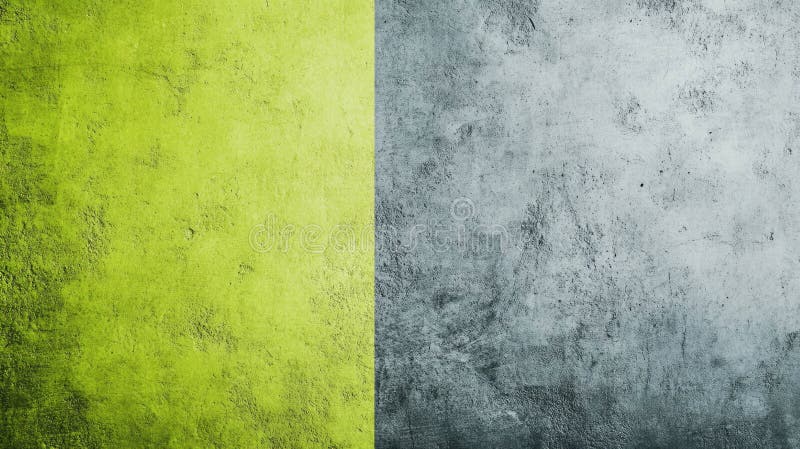 Minimalistic Design Featuring Grey and Lime Green Matte Concrete with ...