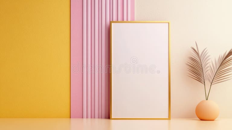 Minimalistic Design with Geometric Rectangular Frame for Modern ...