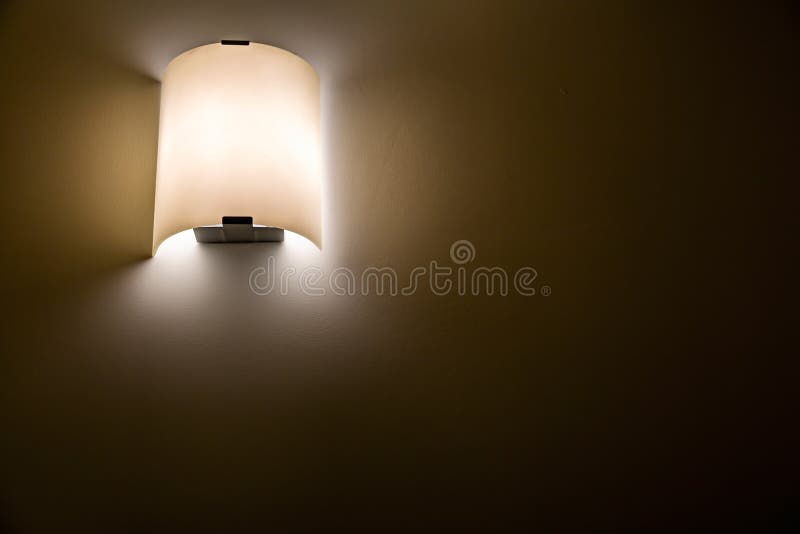 Modern Interior Lamp in the Decor of the Room Stock Photo - Image of ...