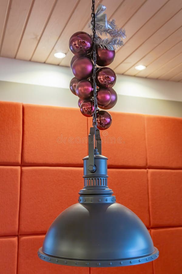 Modern Interior Lamp in the Decor of the Room Stock Image - Image of ...