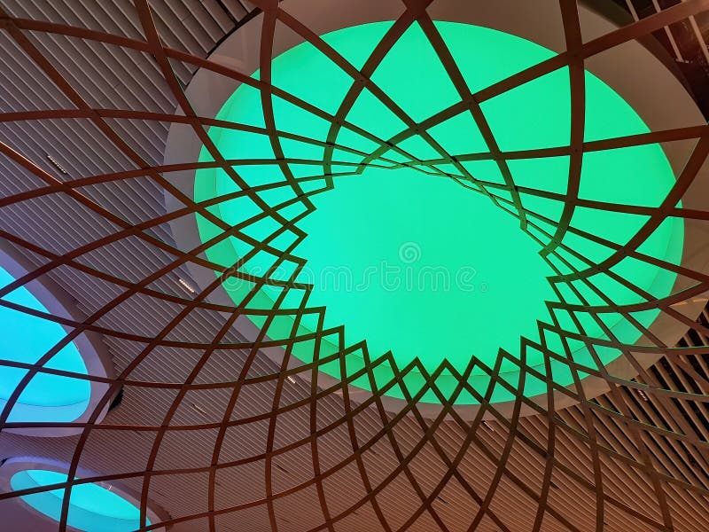 Modern Interior Lamp in the Decor of the Room Stock Image - Image of ...