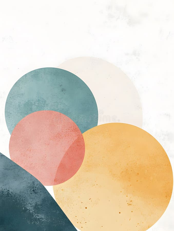 A Minimalistic Digital Artwork Featuring a Beautiful Plain Color Scheme ...