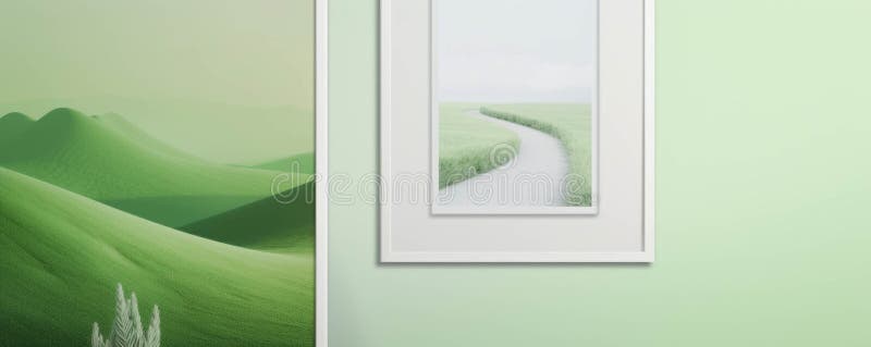 A Minimalistic Dreamscape Brought To Life with Just Two Colors and a ...