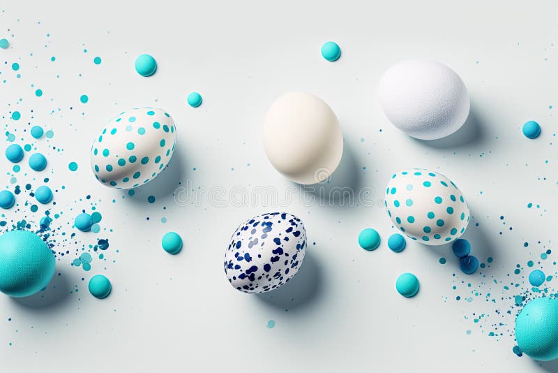 Minimalistic Easter Background. Clean Design. Generative Ai. Easter ...