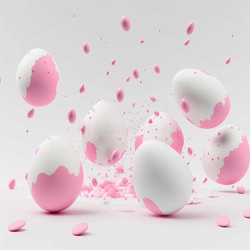 Minimalistic Easter Background. Clean Design. Generative Ai. Easter ...