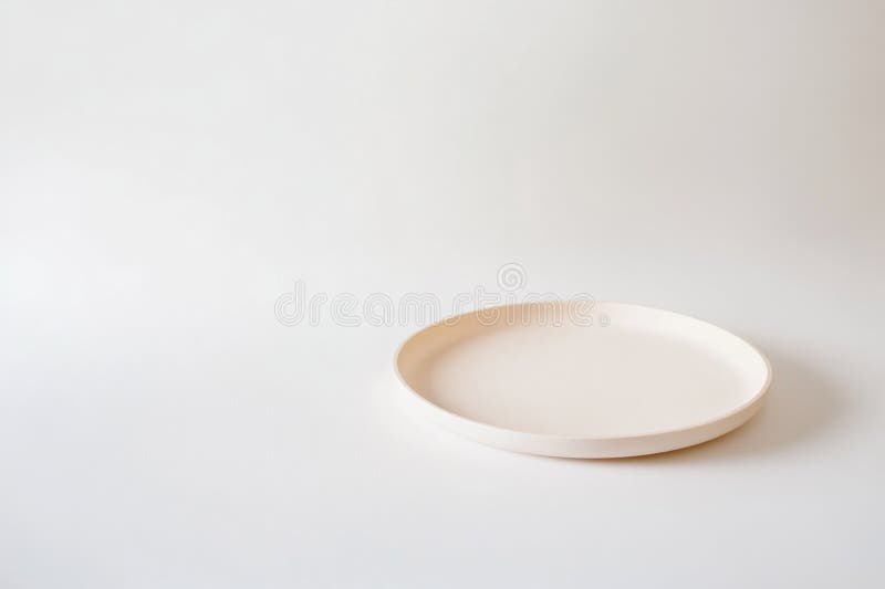 Minimalistic Thin Empty Cake Platter for Elegant Food Presentation or ...