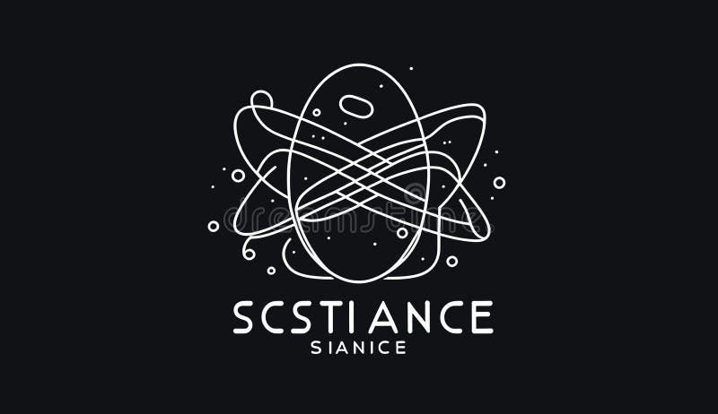 Minimalistic Flat Logo, Science Concept, Generative AI. Stock ...