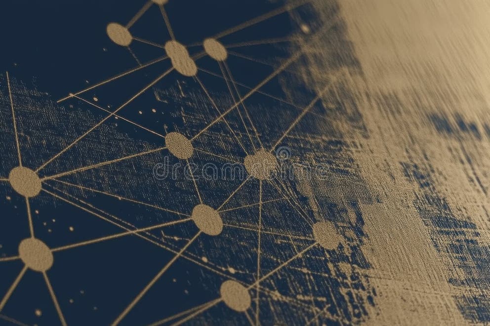 Minimalistic Futuristic Network Design with Geometric Pattern for ...