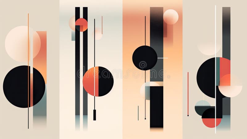 Minimalistic Geometry stock illustration. Illustration of minimalist ...