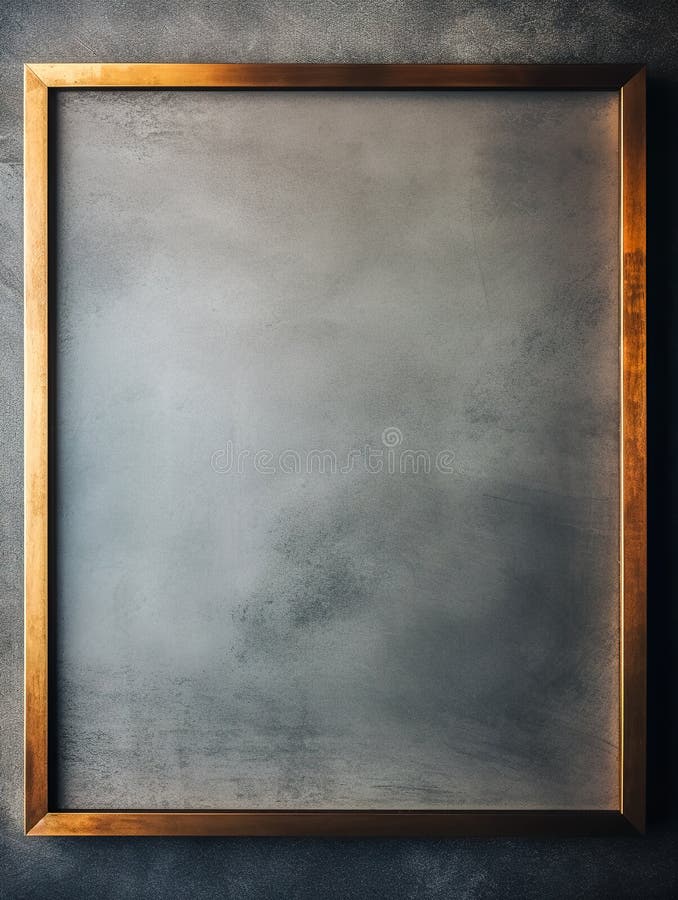 Minimalistic Gray Background, Texture Square in Frame. Stock Photo ...