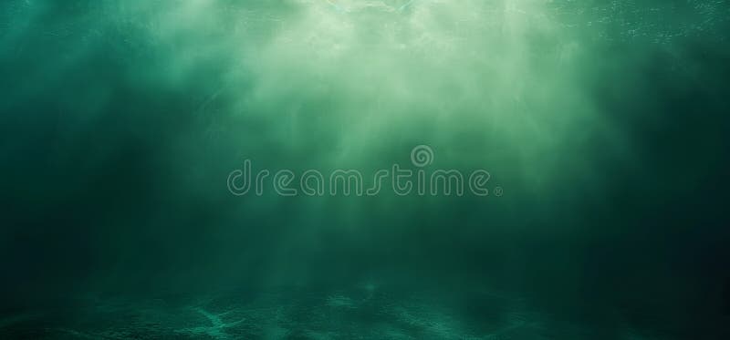 Minimalistic Green Gradient Underwater Background Stock Illustration ...