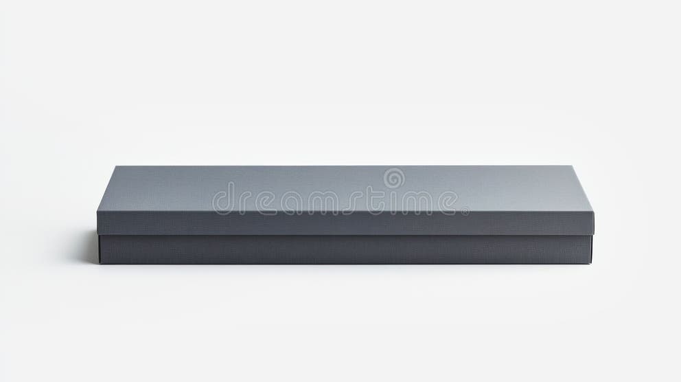Minimalistic Grey Rectangular Box Packaging Mockup Showcasing Clean ...