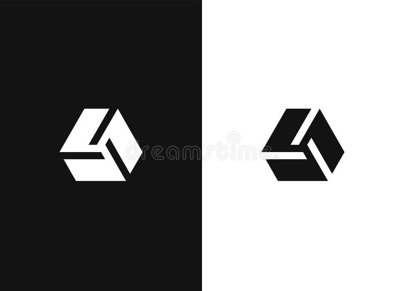 Hexagon Shaped Logo Design Elements Stock Vector - Illustration of ...