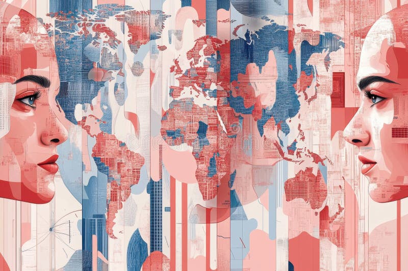 Face Paint World Map Stock Illustrations – 77 Face Paint World Map ...