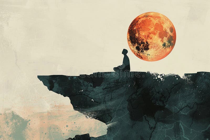 A Minimalistic Illustration Captures the Idea of Rebuilding Oneself ...