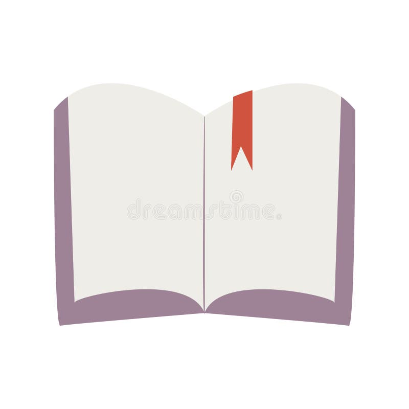 Flat Minimalistic Illustration of an Open Book, Eps10 Vector Stock ... Flat Minimalistic Illustration of an Open Book, Eps10 Vector Stock ...