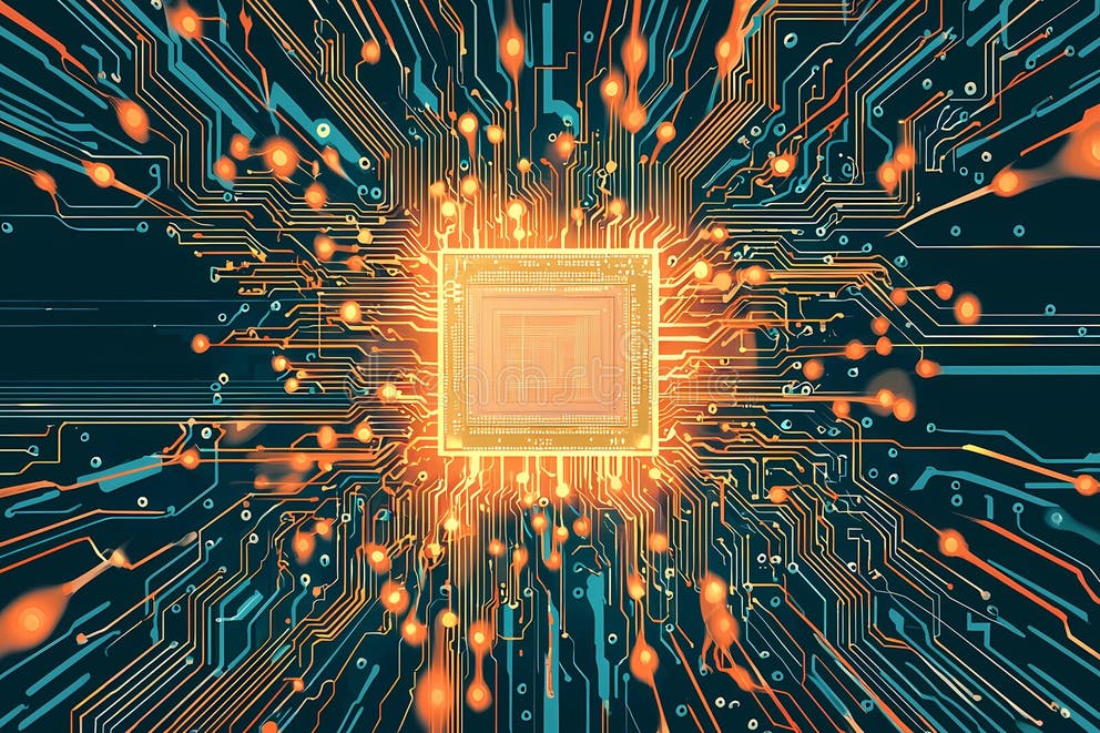 Visualization of Internal Components of Computer, Central Processing ...