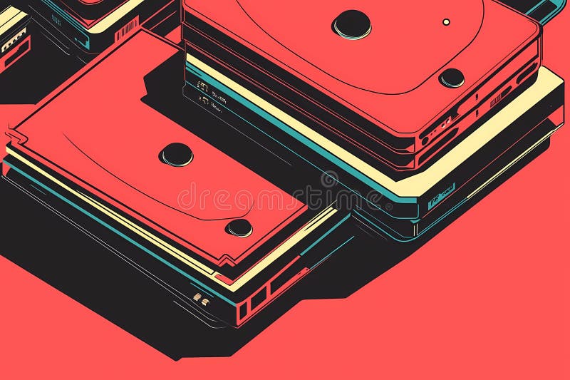 Visualization of Internal Components of Computer, Storage Drives (SSD ...