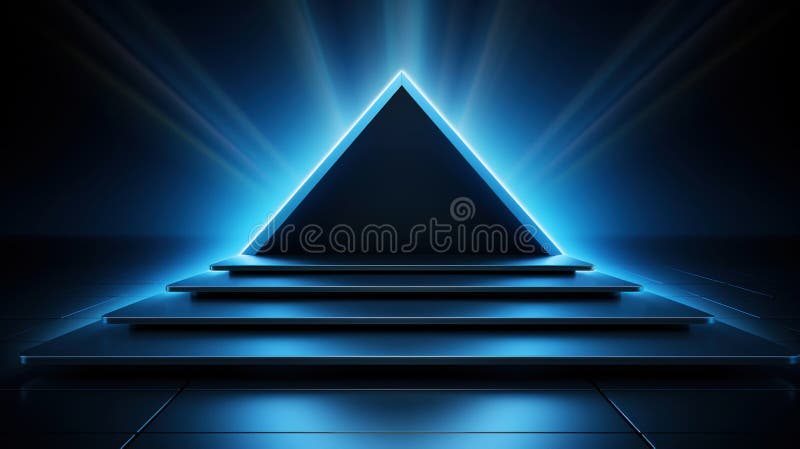 Minimalistic Image of a Podium for Products. Studio Lighting. Luxurious ...