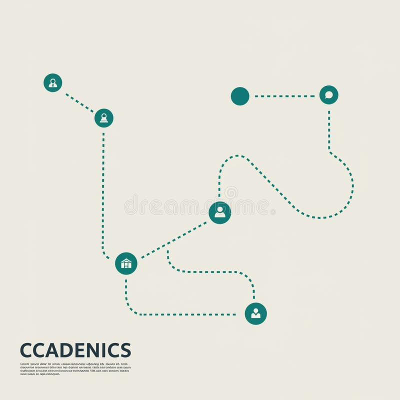 A Minimalistic Infographic with a Light Background Features a Dotted ...