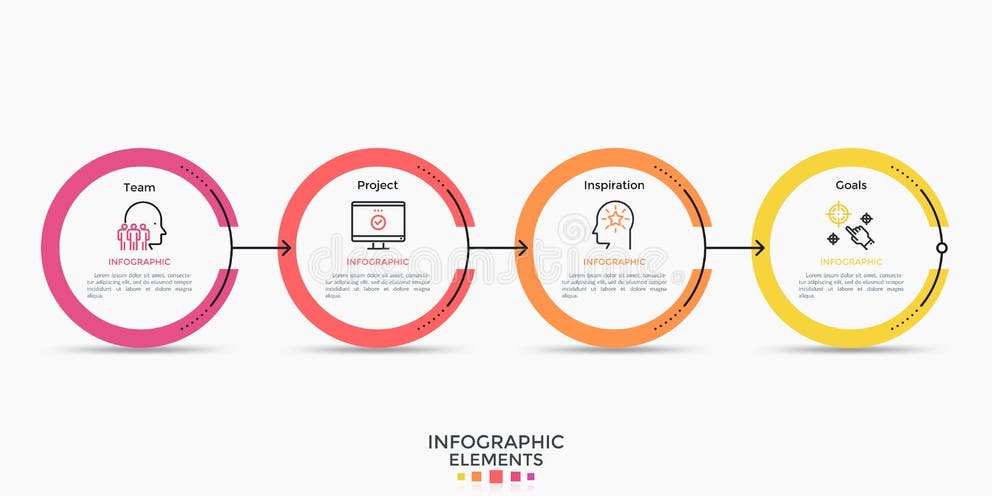 Minimal Timeline Horizontal Stock Illustrations – 2,887 Minimal ...