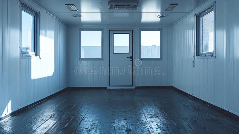 A Minimalistic Interior of a Modern, Empty Room with Natural Light ...