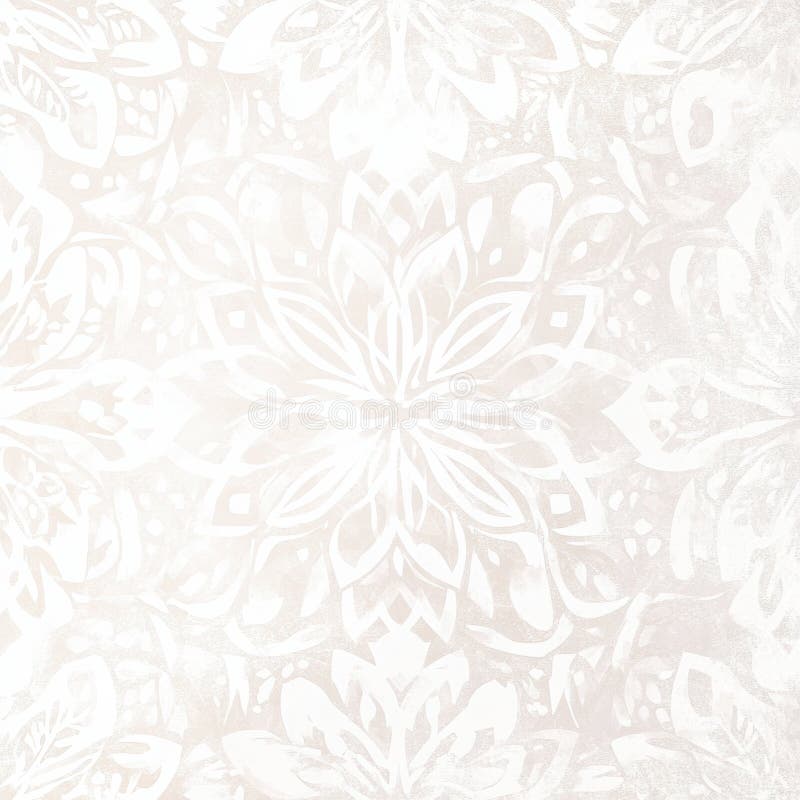 Minimalistic Islamic-inspired Background Featuring Abstract Floral ...