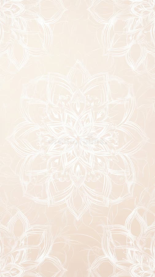 Minimalistic Islamic-inspired Design with Abstract Floral Arabesque ...