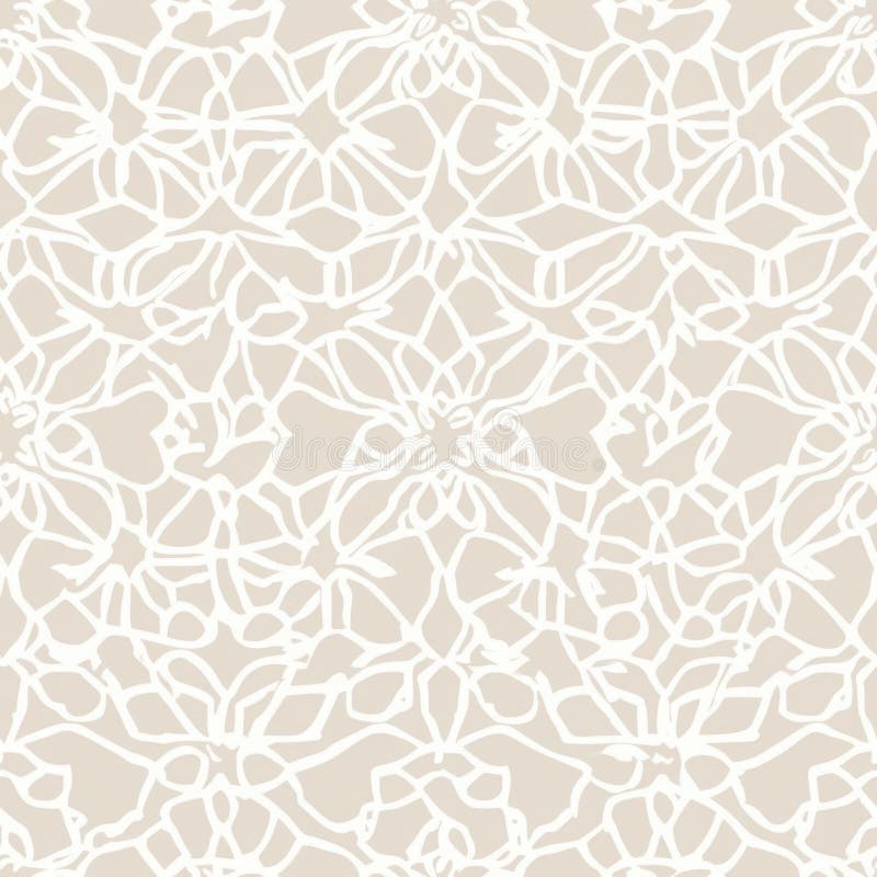 Minimalistic Islamic-inspired Floral Arabesque Background in Soft Tones ...