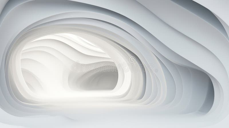 A Minimalistic Landscape Format Illustration of a Cave Stock ...