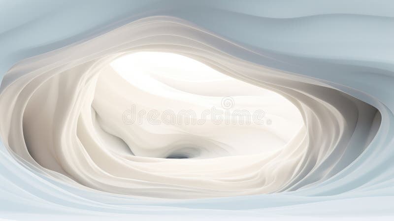 A Minimalistic Landscape Format Illustration of a Cave Stock ...