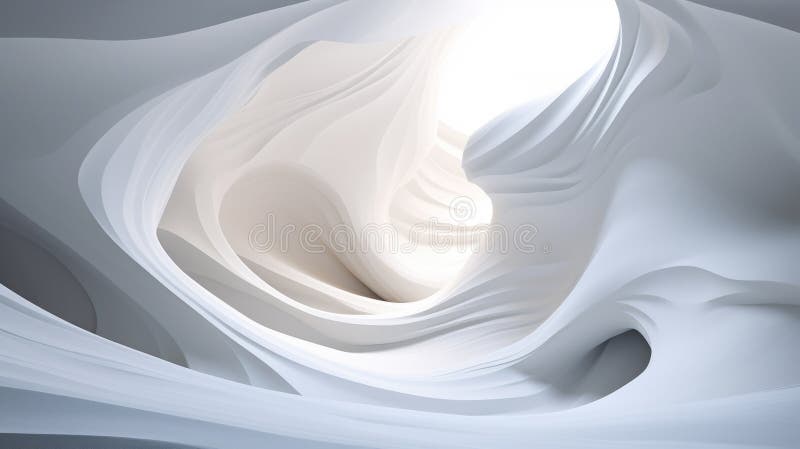 A Minimalistic Landscape Format Illustration of a Cave Stock ...