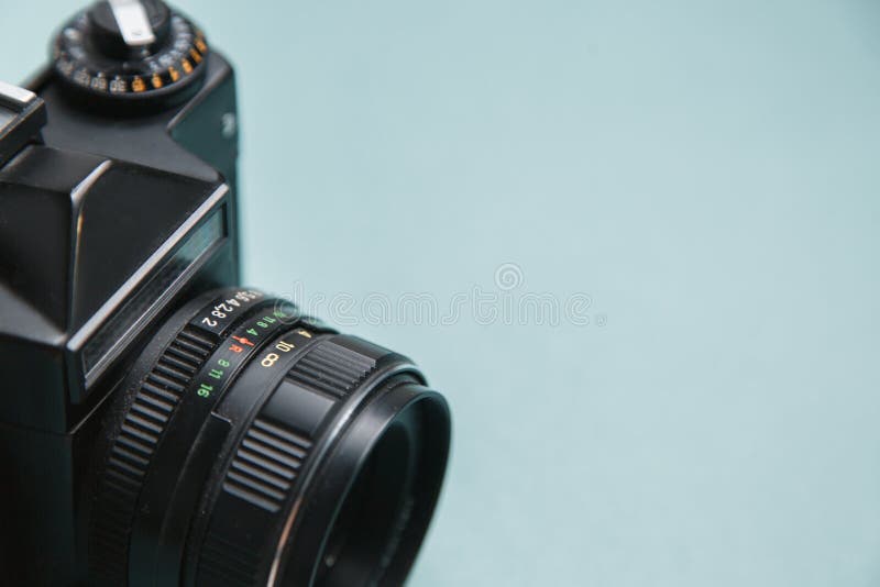 Minimalistic Layout of the Photographer Stock Image - Image of creative ...