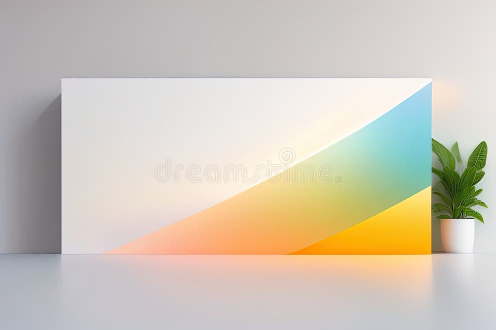 Minimalistic Light Background Generative AI Stock Illustration ...