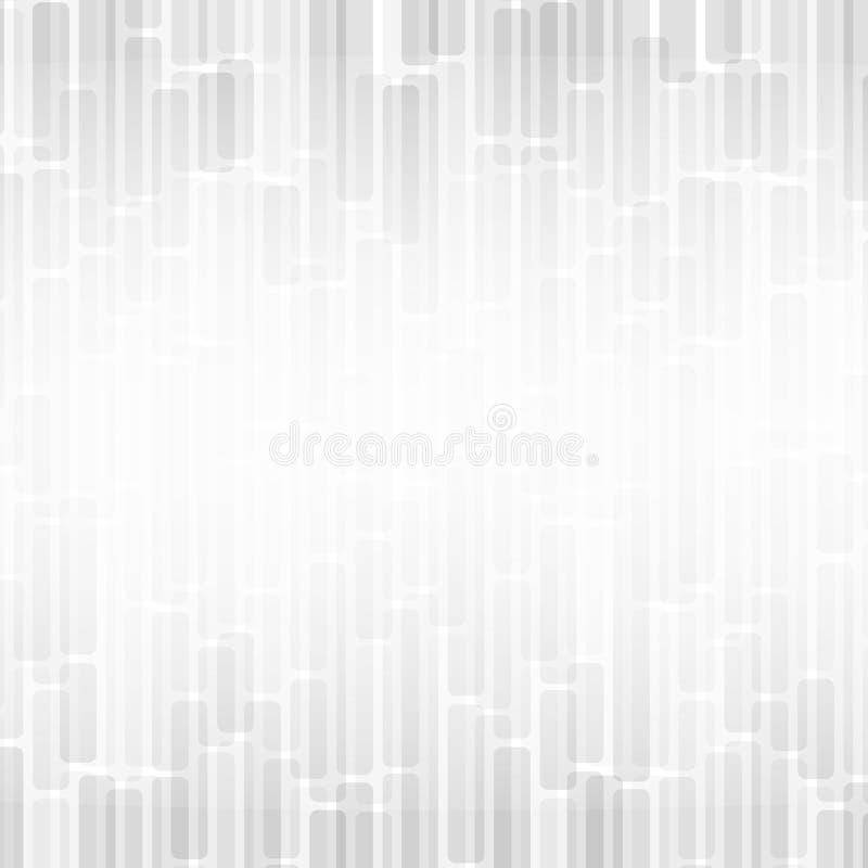 Minimal Abstract Geometric Background in Light Grey on White, Vector ...