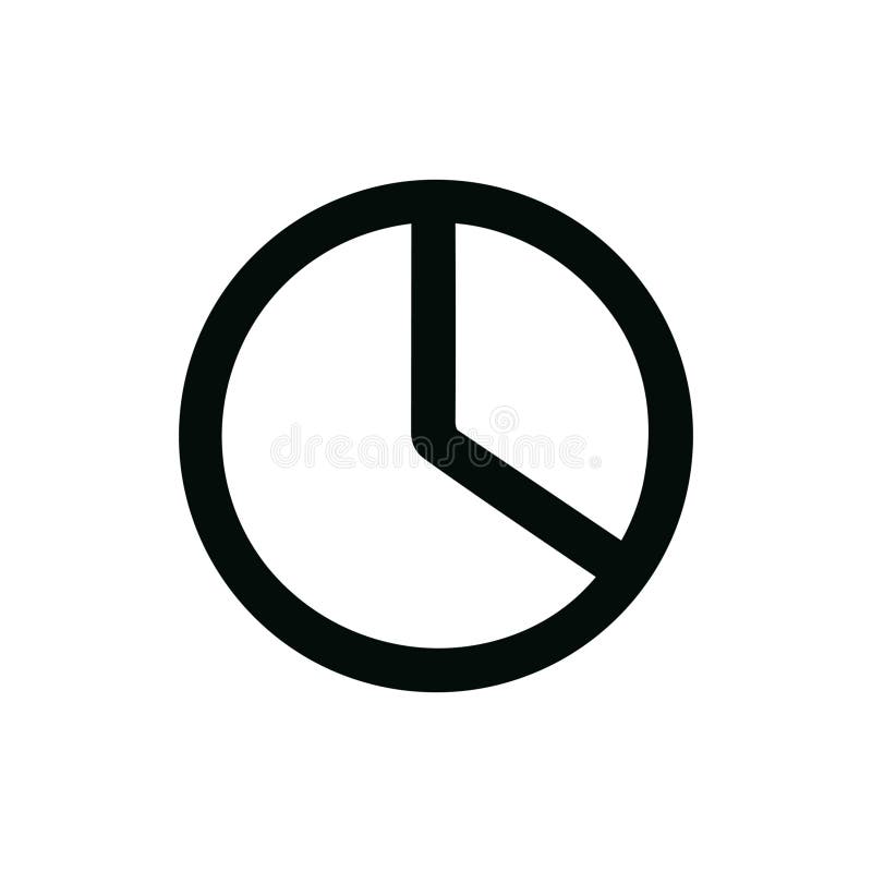 Simple Line Art Clock Time Symbol Icon Stock Illustration ...