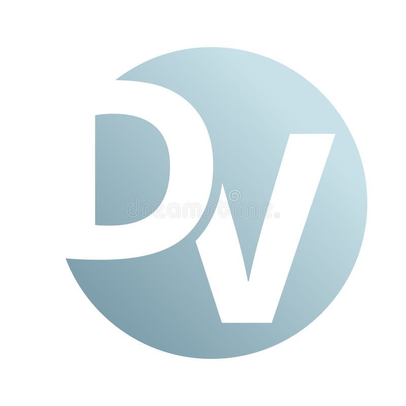 Minimalistic Logo of Two Letters Stock Vector - Illustration of paper ...