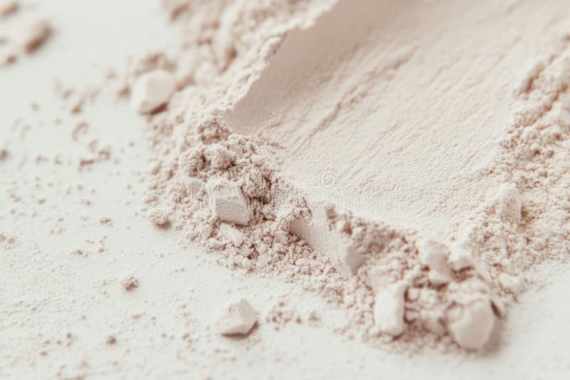 Minimalistic Loose Powder Texture in Light Tones Captured with Soft ...