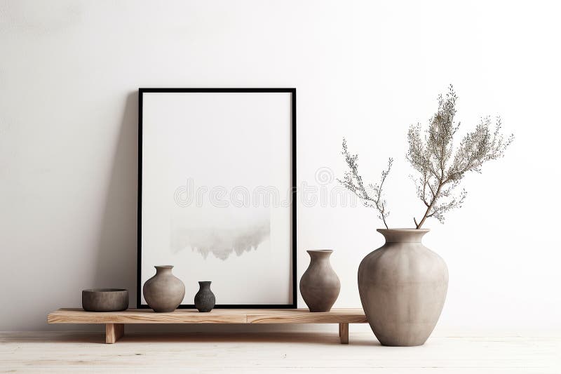 Minimalistic Luxurious Decoration. Interior Design Example with Natural ...