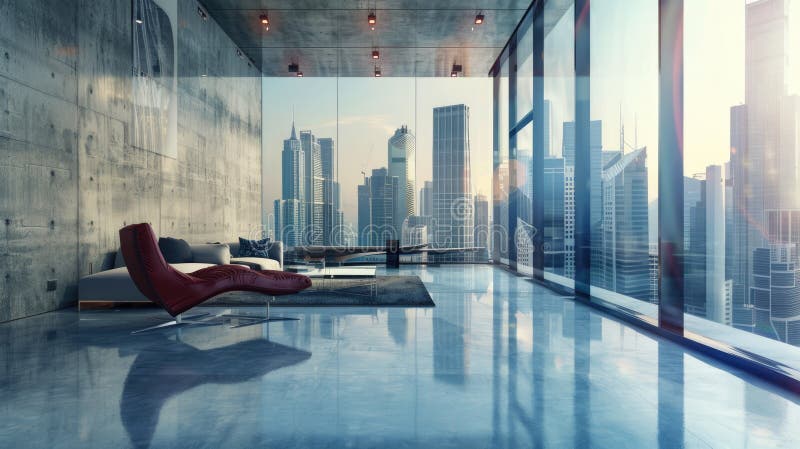 Minimalistic Modern Interior of Luxury Apartments. Real Estate Concept ...