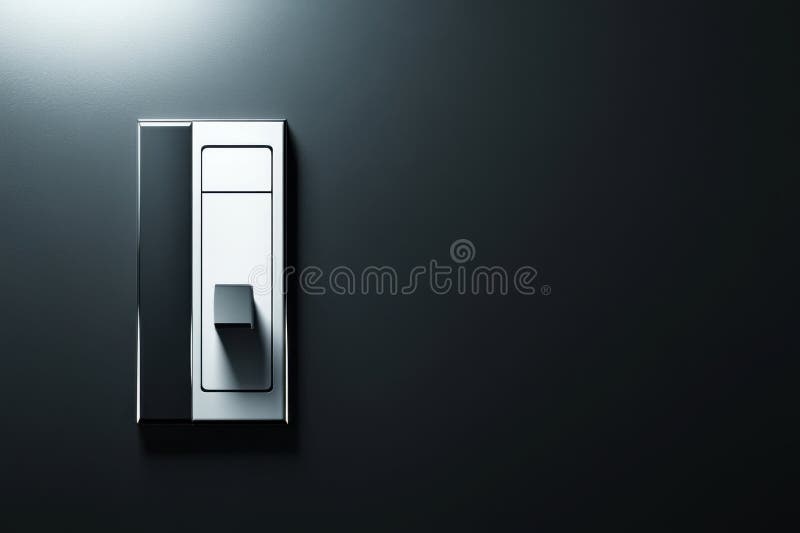 Minimalistic Modern Toggle Design in a Sleek Black Interior Setting ...