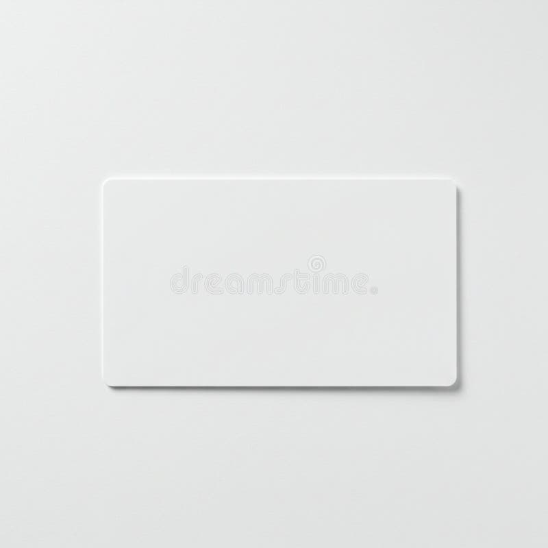 A Minimalistic, Monochromatic Image Features a Plain White, Rectangular ...