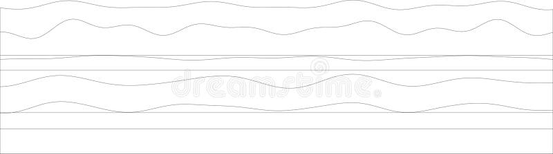 Minimalistic Monochrome Line Patterns with Wavy Horizontal Designs and ...