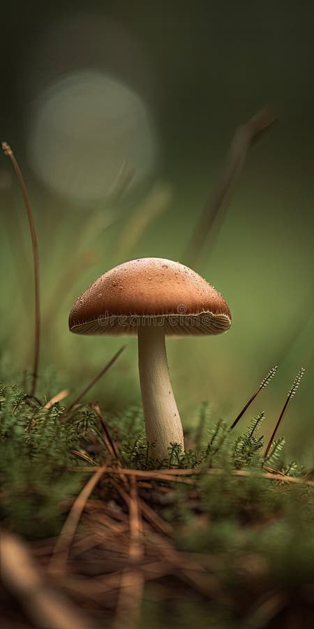 Minimalistic Mushroom Macro Photography for Invitations and Posters ...