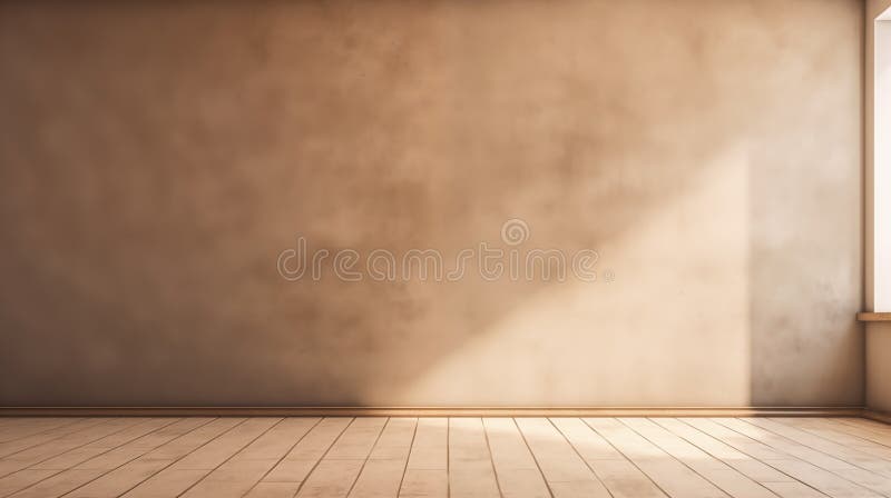 Minimalistic Neutral Tone Gentle Background. Empty Space of Room ...