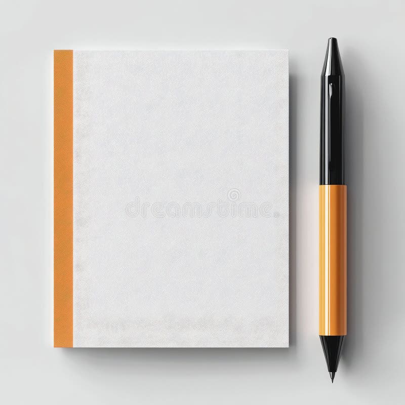 Minimalistic Notebook and Pen Arrangement on a Light Surface for ...